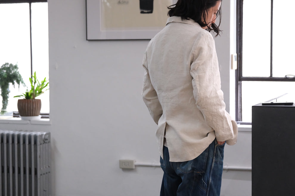 Chez VIDALENC / JACKET PHIL LINES / ANTIC LINEN – Lister