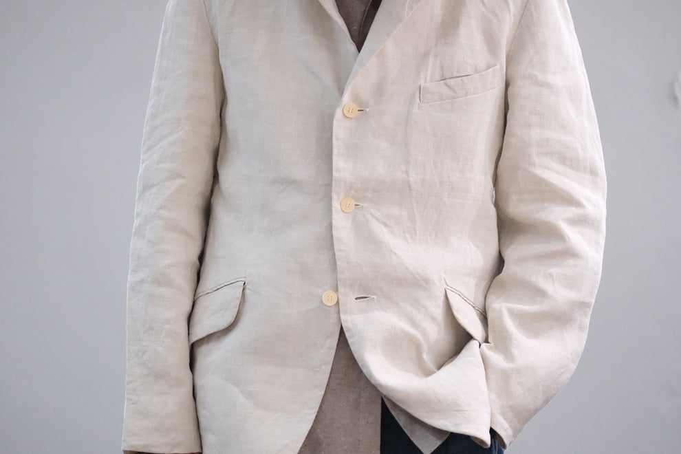 Chez VIDALENC / JACKET PHIL LINES / ANTIC LINEN – Lister