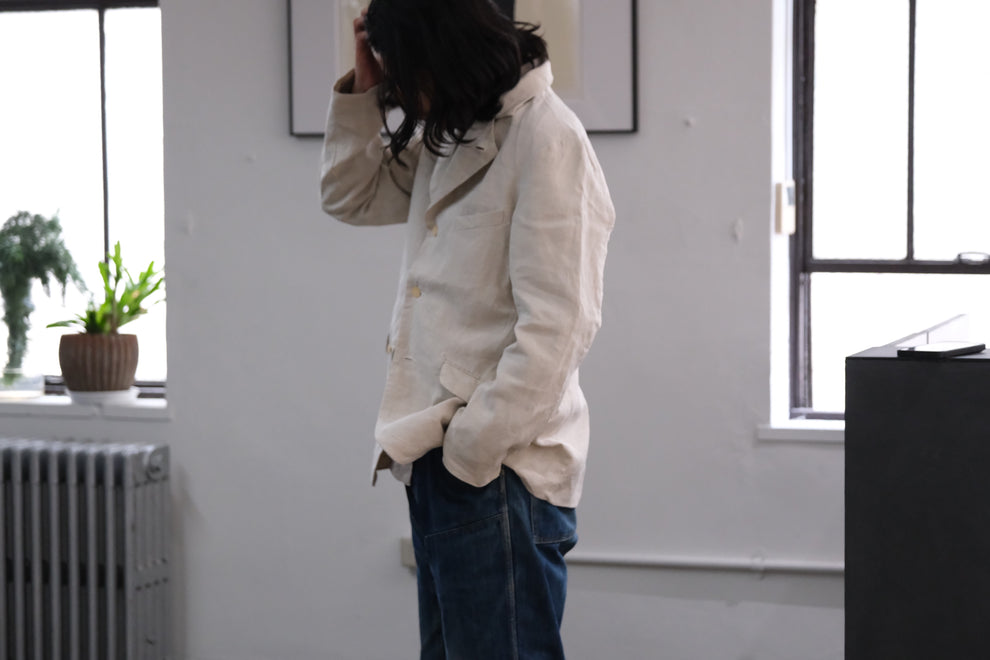 Chez VIDALENC / JACKET PHIL LINES / ANTIC LINEN – Lister